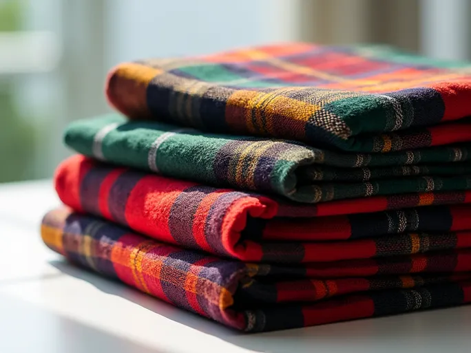 Scottish Tartan Cotton Gains Popularity in Home Textiles