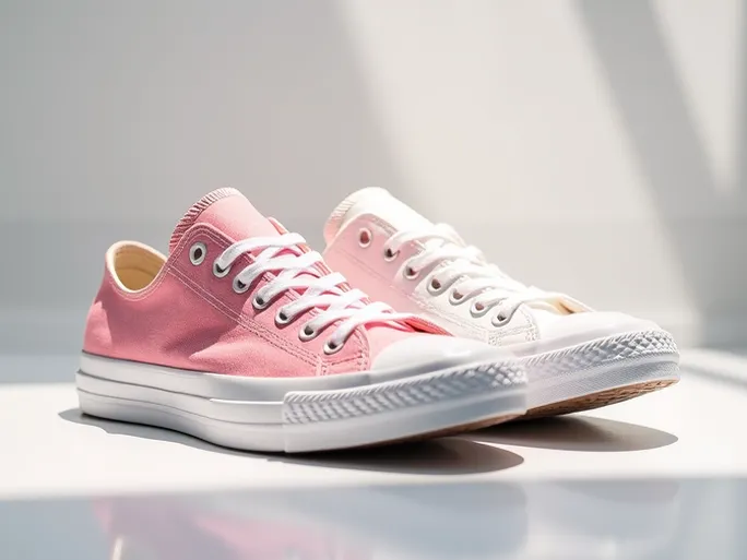 Converse Chuck Taylor All Star Debuts Pinkwhite Crafted Stitching Edition