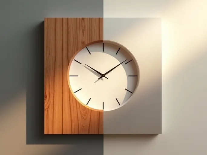 Wallmounted Art Clock Merges Design with Functionality