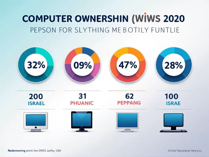 MENA Household Computer Ownership Reveals Digital Divide, Israel Leads