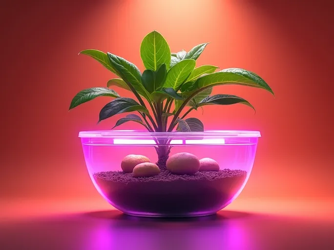 NASA Tests LED Tech for Martian Potato Farming