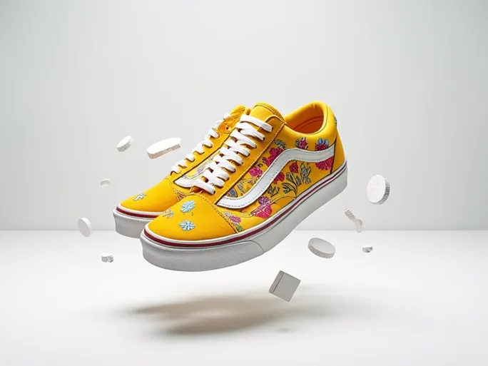 Kenzo Vans Launch Floral Yellow Old Skool LX Collaboration