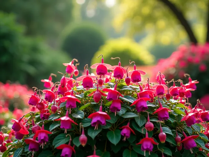 Fuchsia lady Boothby Gains Popularity in Modern Gardens
