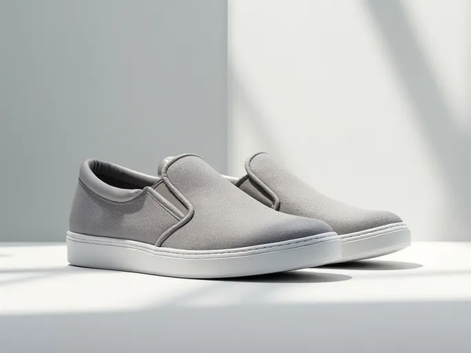 Loewes Gray Slipon Sneakers Blend Style and Simplicity