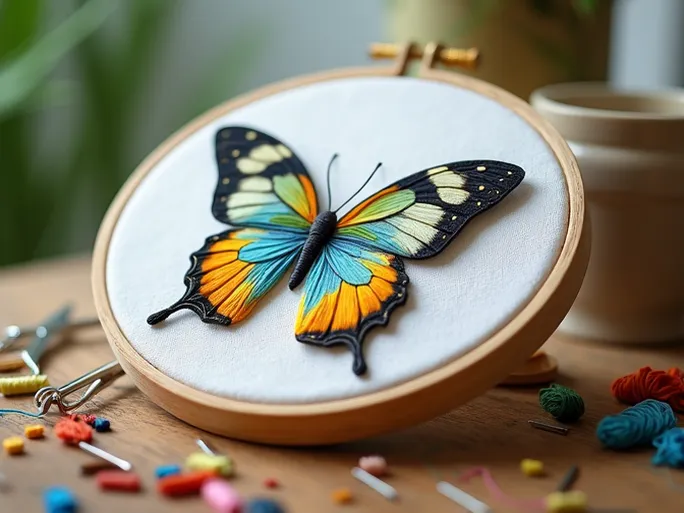 Limited Edition English Summer Butterfly Needlework Kit Released