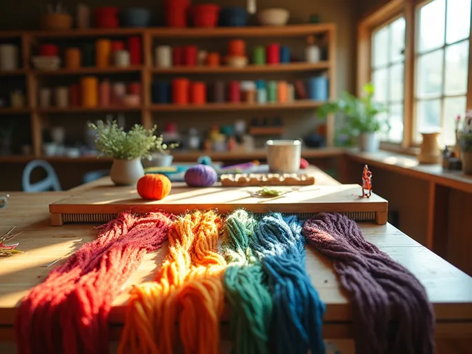 Handson Weaving Workshop Offered by Peas and Needles