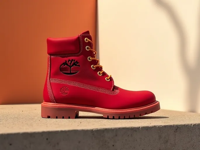 Timberland Redesigns Iconic Rolltop Boot in Stylish Red