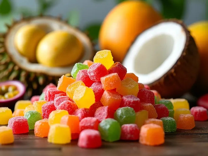 Tropical Fruit Candies Gain Popularity in Shortvideo Ecommerce