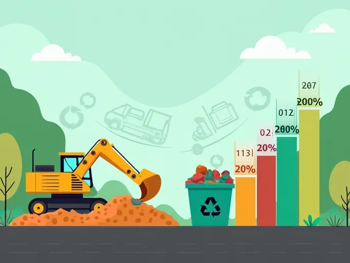 Mineral Waste Processing From Construction And Demolition In Spain Increases Year By Year But Remains Below Levels Of A Decade Ago