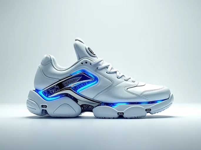 Skechers Launches Futuristic mech White Stamina V3 Sneakers