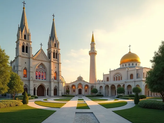 US Religious Diversity Explored in Churches Mosques Museums