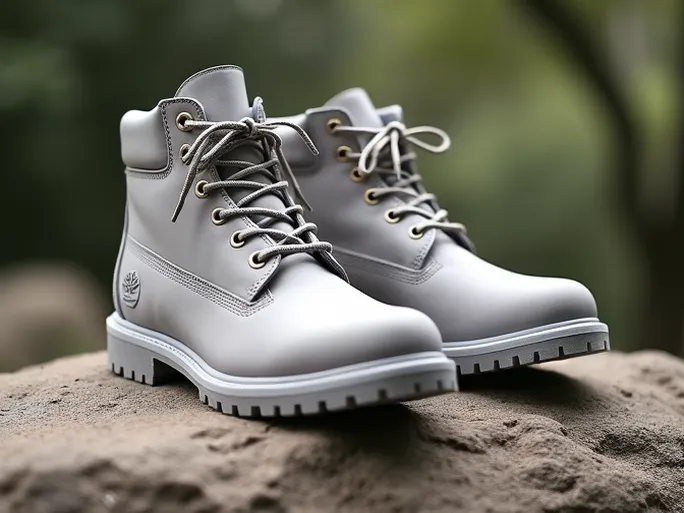Timberland Updates Iconic Womens Work Boot in Light Grey