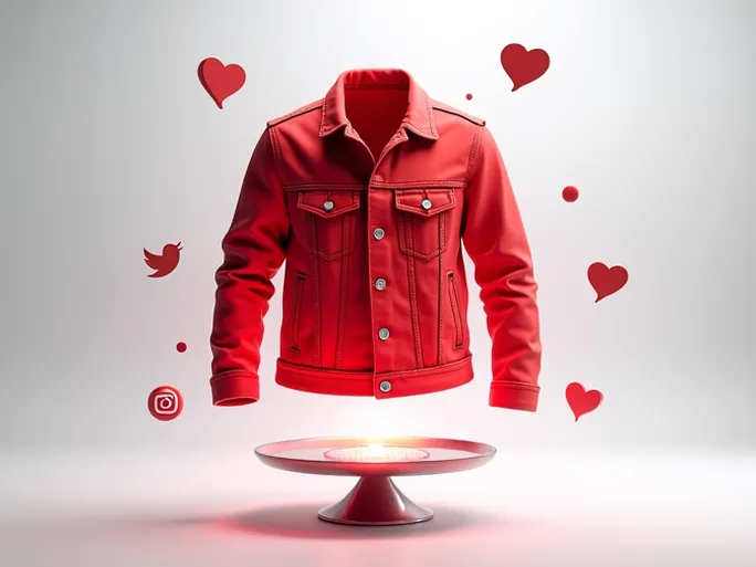 Offwhite Red Denim Jacket Style Analysis and Trends