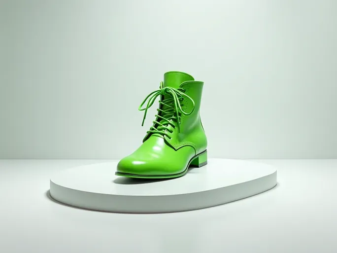 Loewes Vibrant Green Ankle Boots Define Spring Footwear Trends