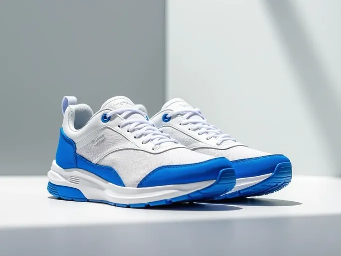 Anta Walker Low Sneaker Combines Comfort and Style in White and Blue