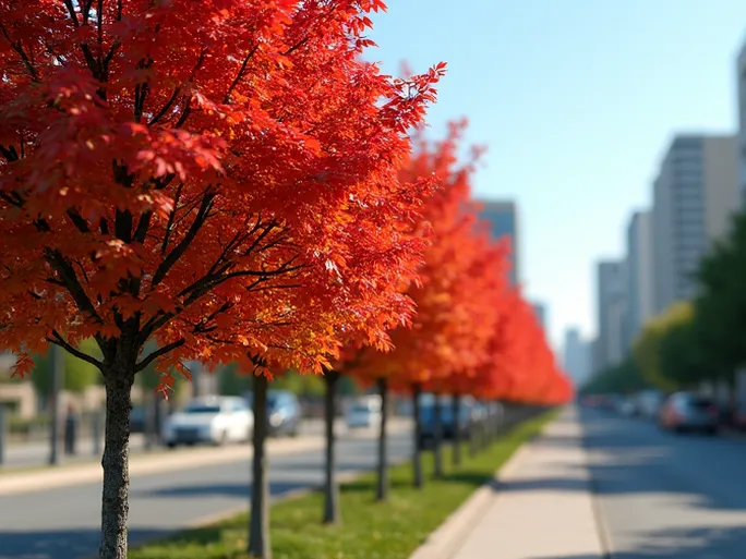 Highstem Red Robin Enhances Yearround Urban Landscaping
