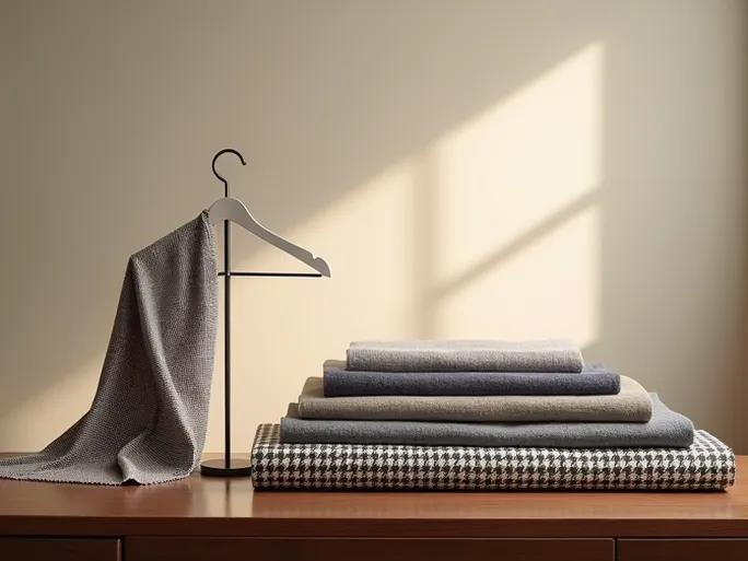 Designers Favor Custom Houndstooth for Coats and Skirts