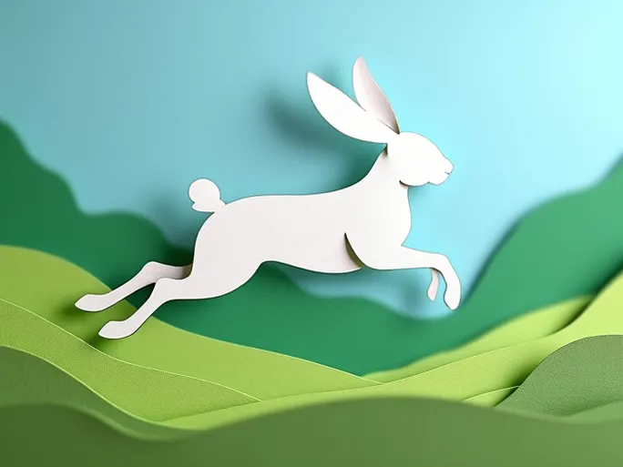 3D Hare Greeting Cards Gain Popularity for Spring