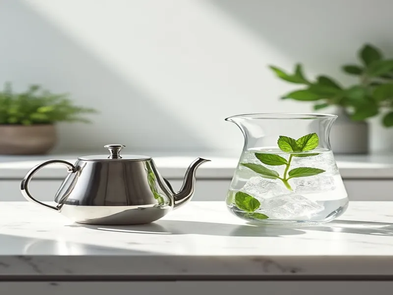 Elegant and Sophisticated Beverage Containers: Georg Jensen Kettle and Glass Jug Series