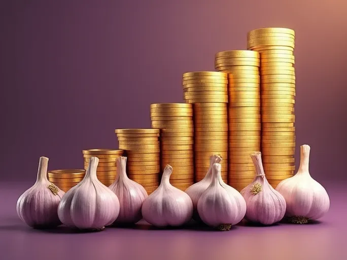 Chinas Midu Purple Garlic Gains Global Demand for Aroma