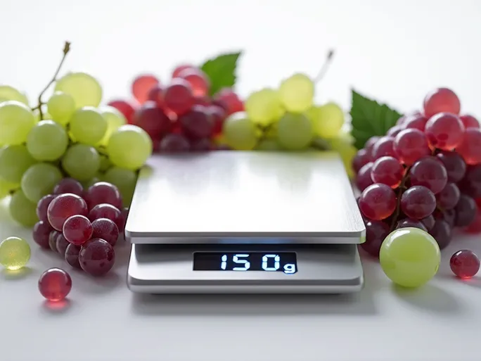 Guide Measuring 150 Grams of Grapes by Variety