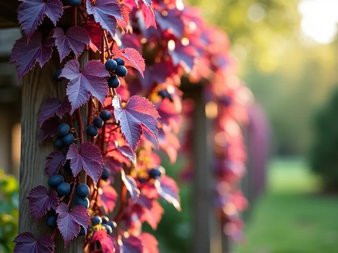 Purpleleaf Grapevine Gains Popularity in Home Gardens