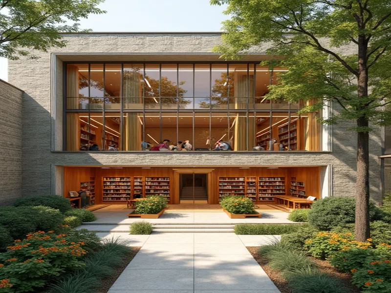 James Baldwin Media Library and Refugee Center Transforms Former Paris High School