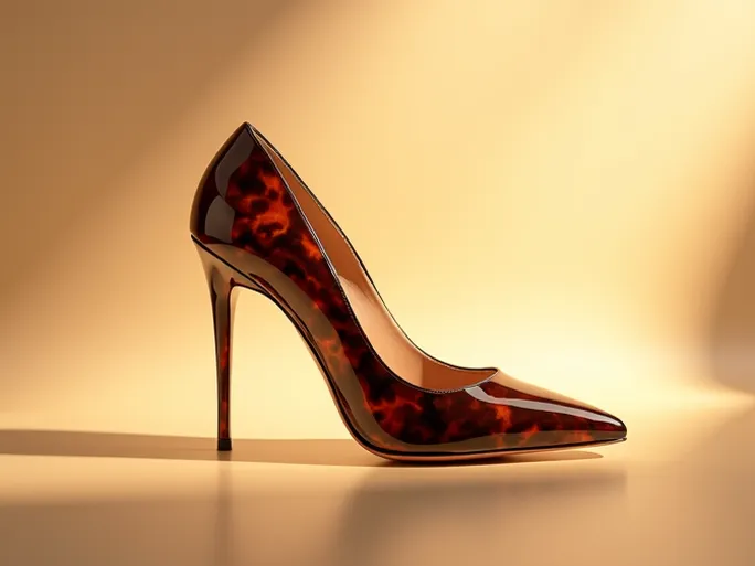 Saint Laurents Tortoiseshell Heels Embody Timeless Elegance