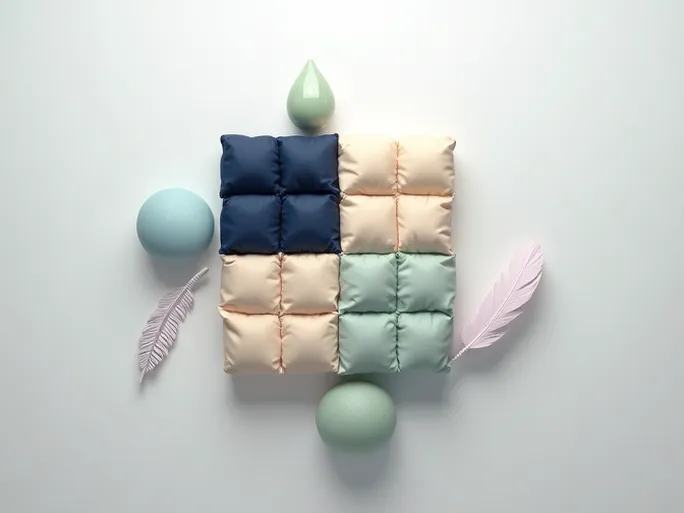 Twotone Checkered Quilted Fabric Gains Popularity in Textile Trends