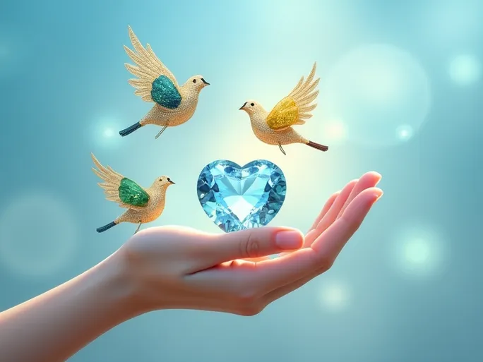 Avian Verses The Eternity of Love and the Bloom of Hope