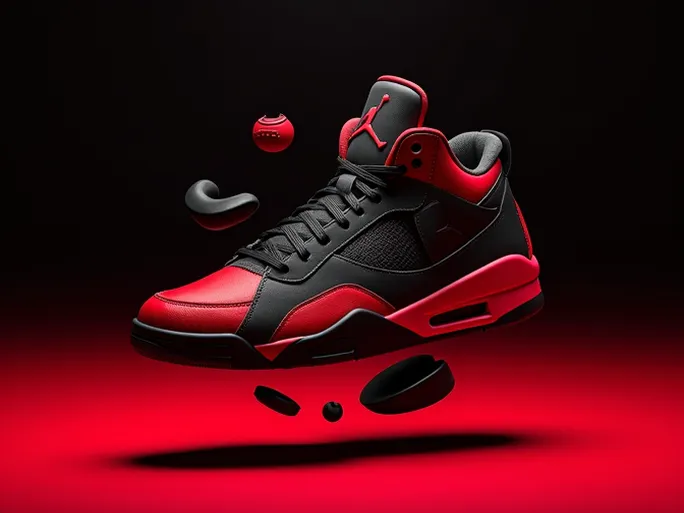 Air Jordan True Flight Reintroduced in Black and Red