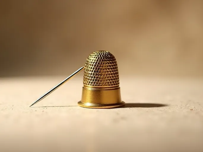 VA Brass Thimble Aids Sewing Artisans with Precision