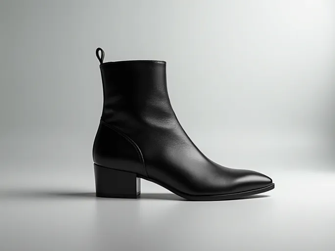 Acne Studios Launches Minimalist Black Leather Ankle Boot
