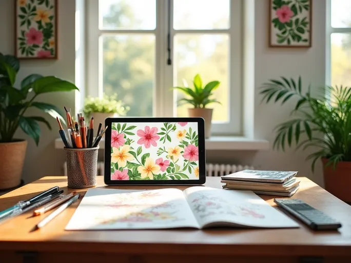 VA Hosts Floral Tshirt Design Workshop