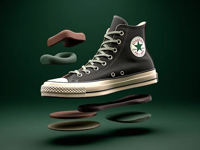 Converse Unveils black Forest Chuck 70 Hi with Deconstructed Design