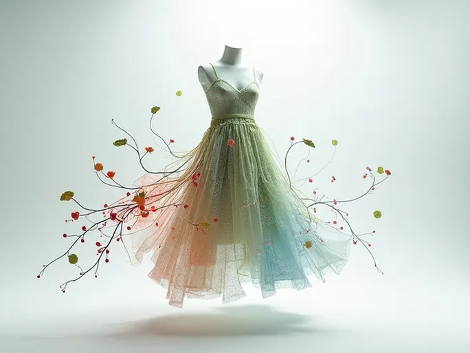 Young Designer Transforms Discarded Sacks into High Fashion