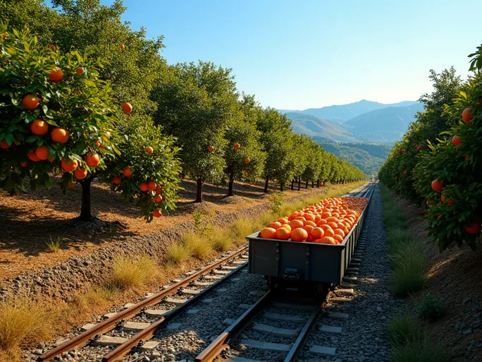 Fengjies Rail System Elevates Navel Orange Production