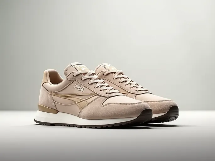 Fila Revives Retro Ray Tracer Low Sneaker in Beige