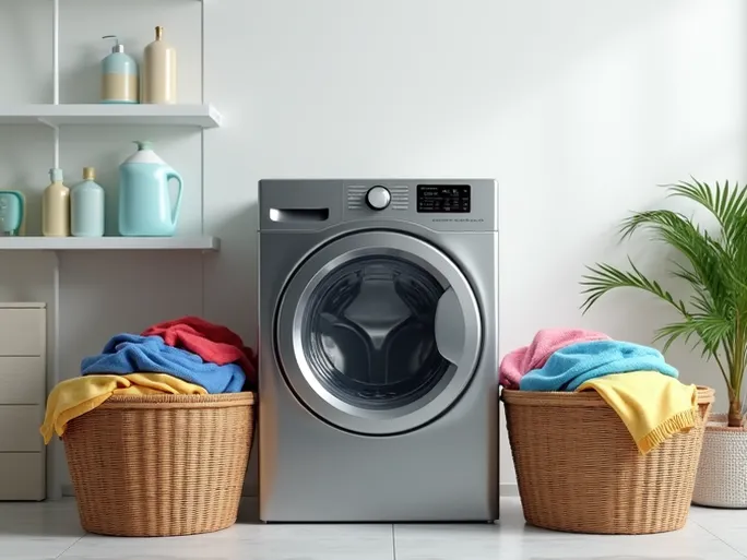 Largecapacity Washing Machines Transform Household Laundry Trends
