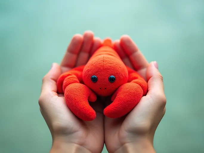 Recycled Lobster Plush Teaches Kids Ocean Conservation