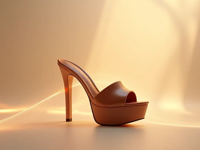 Saint Laurents Brown Jodie Sandal Embodies Timeless Elegance