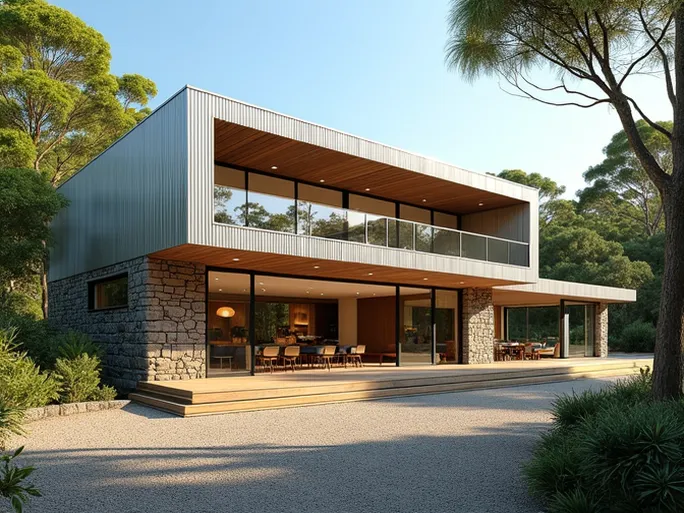 Eucalyptus House A Perfect Blend Of Coastal Nature And Fireresistant Design