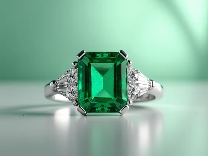 478carat Colombian Emerald Ring Showcases Timeless Elegance