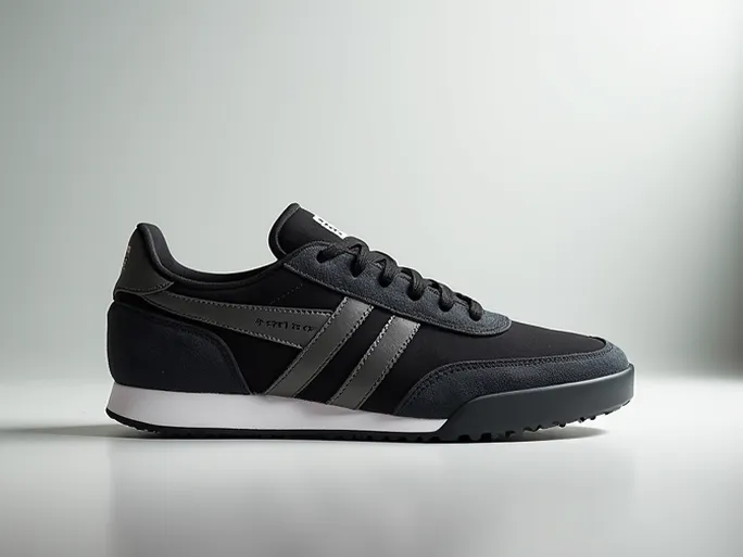 Kappa Relaunches Retro Low Sneaker in Black and Grey