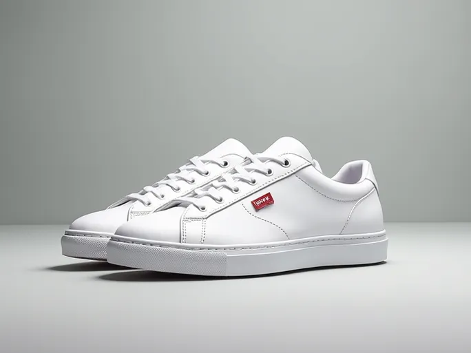 Levis Expands Footwear Line with Versatile White Sneakers