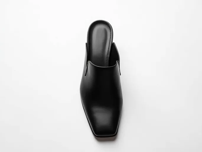 Acne Studios Square Toe Mules Blend Modernity and Elegance