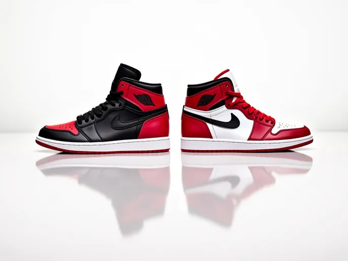 Air Jordan 1 Mid reverse Banned Expands to Toddler Sizes