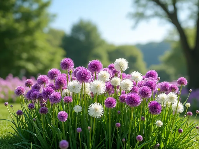 Vibrant Allium Blooms Transform Harlow Carr Garden