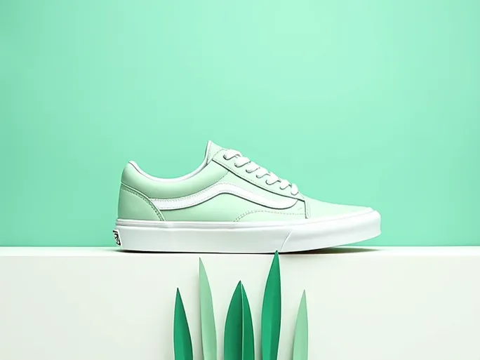 Vans Revamps Classic Old Skool Sneaker in Iceberg Green