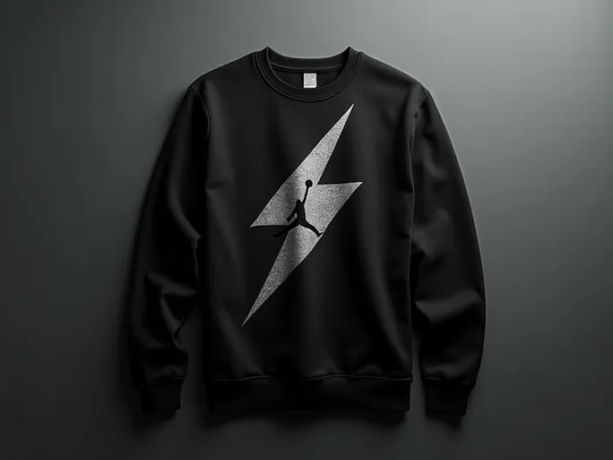 Air Jordan Fragment Design Launch Reflective Crewneck Sweatshirt